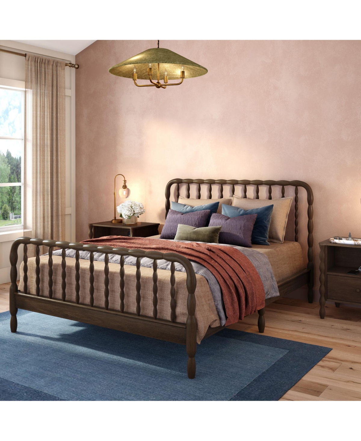 Click here for Plank+Beam Jenny Lind Queen Bed - Walnut prices