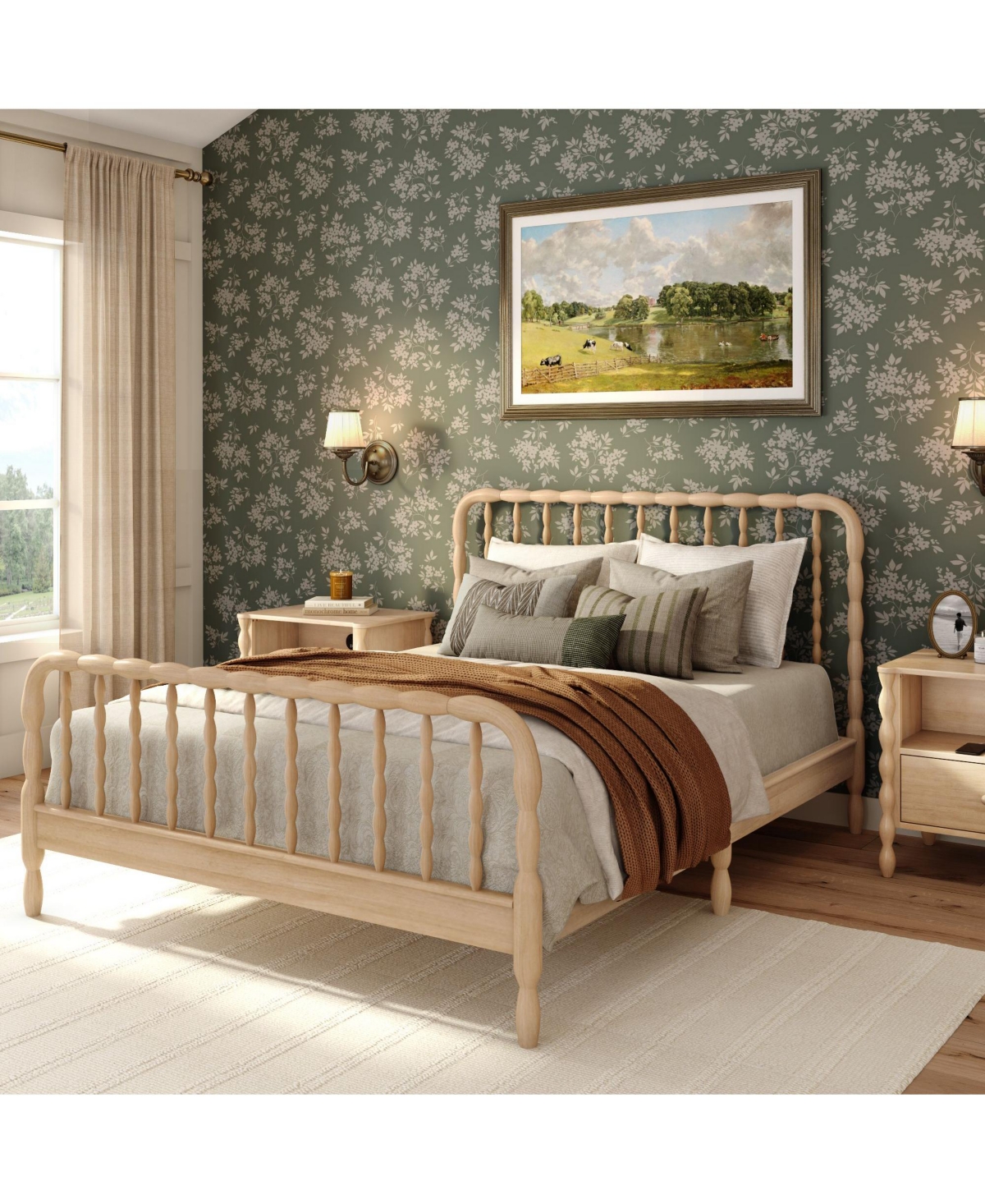 Click here for Plank+Beam Jenny Lind Queen Bed - Blonde prices