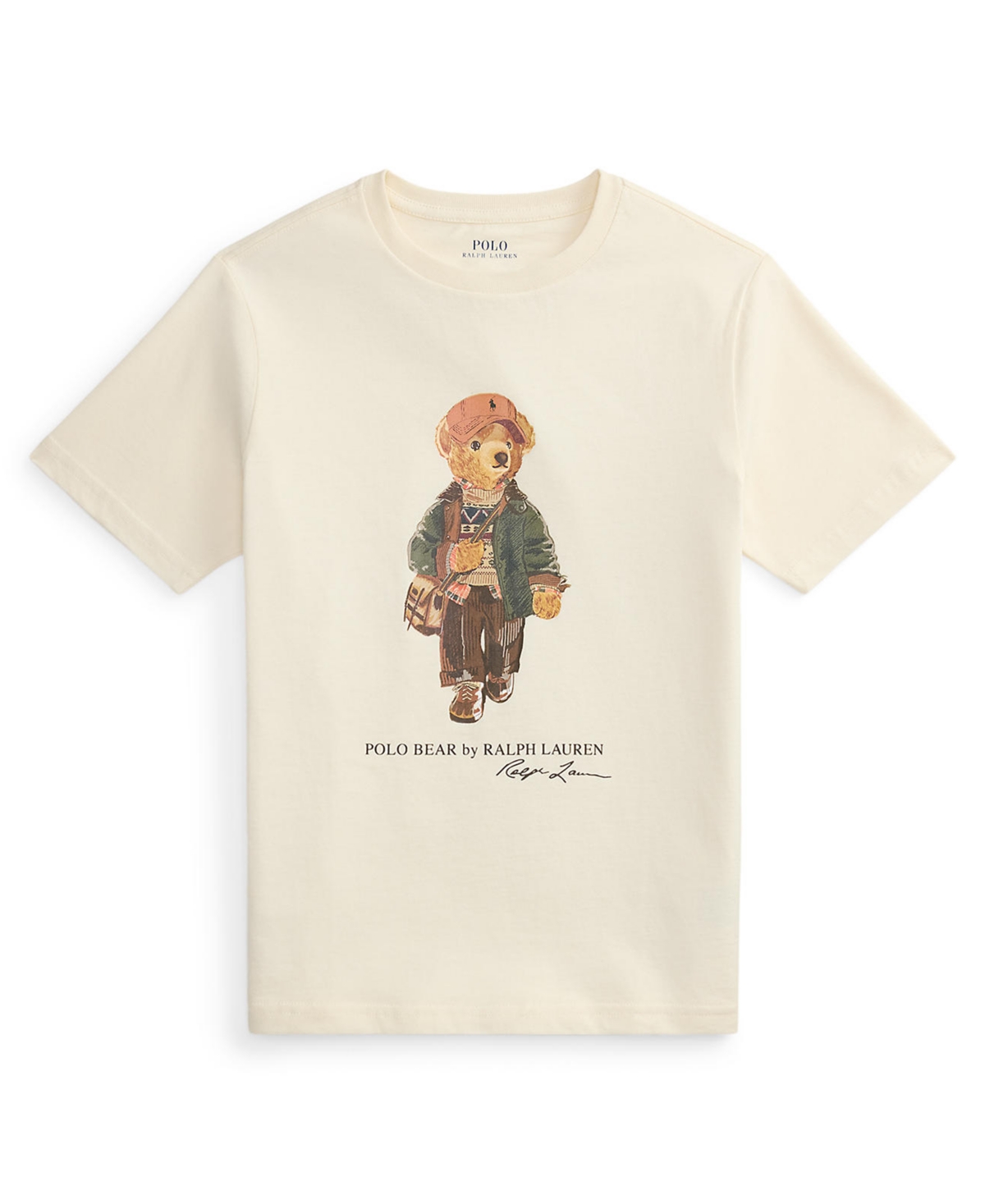 Click here for Polo Ralph Lauren Boys 8-20 Polo Bear Cotton Jerse... prices