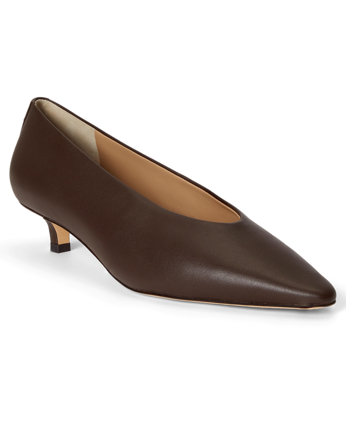 Click here for Lauren Ralph Lauren Womens Francesca Slip-On Pumps... prices