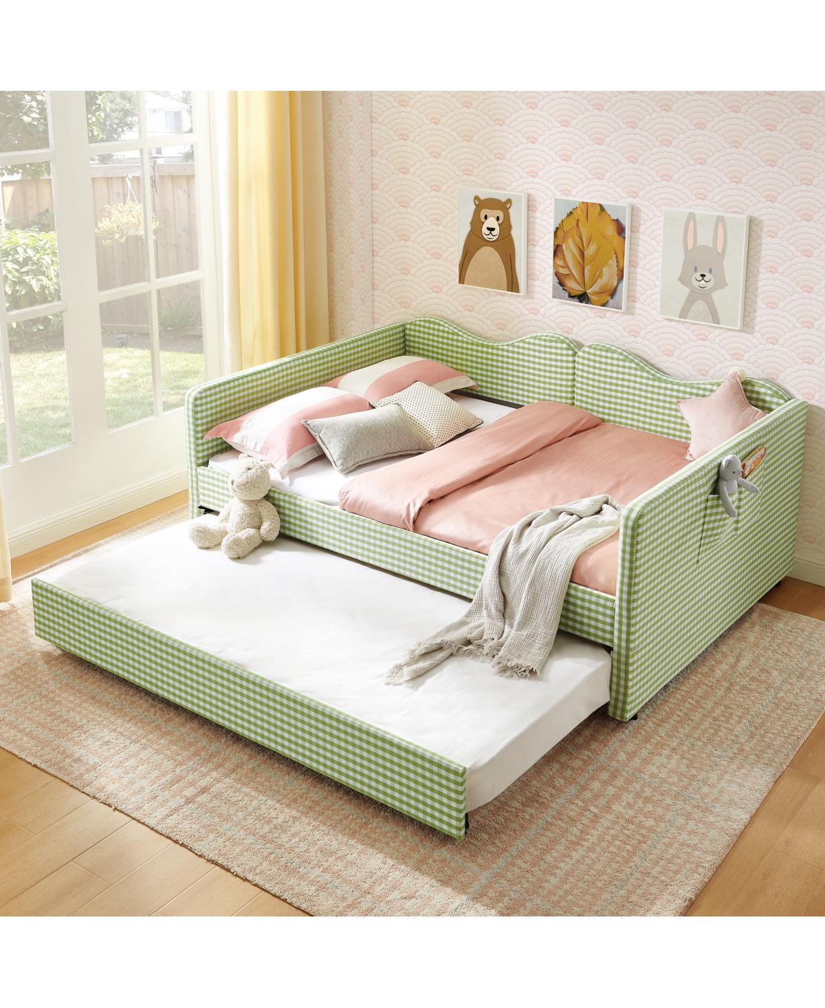 Click here for Streamdale Furniture Gingham Upholstered Full-Size... prices