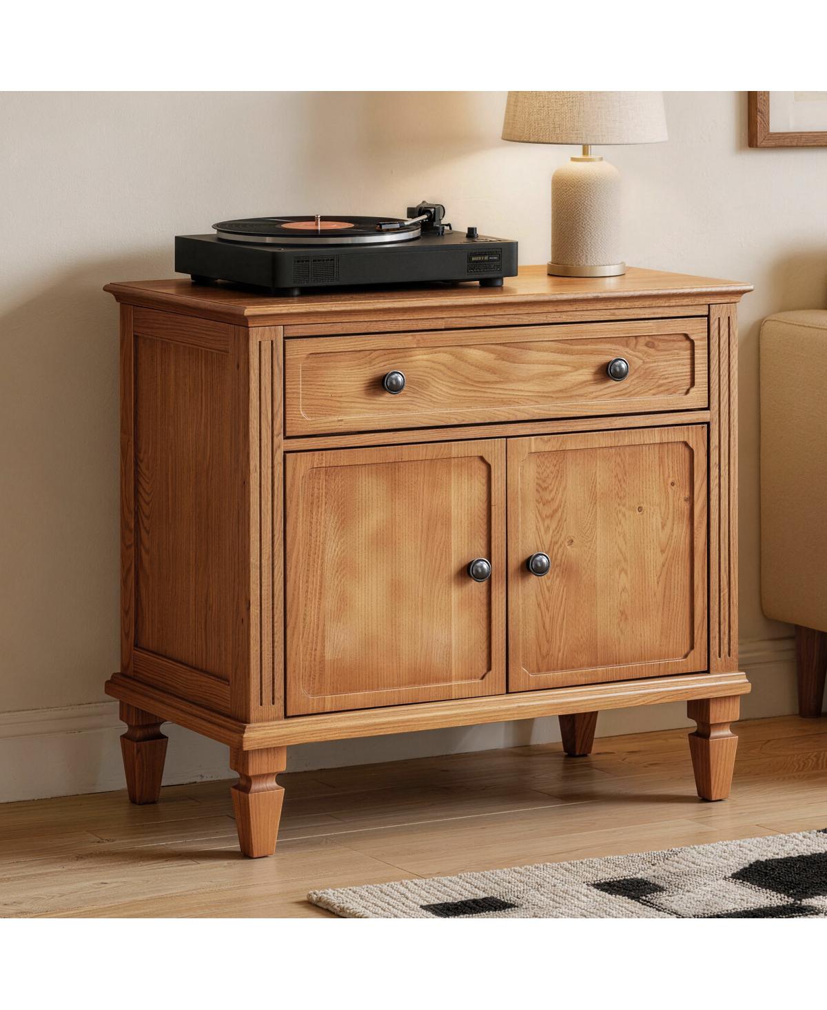 Click here for Streamdale Furniture Farmhouse Nightstand with Cha... prices