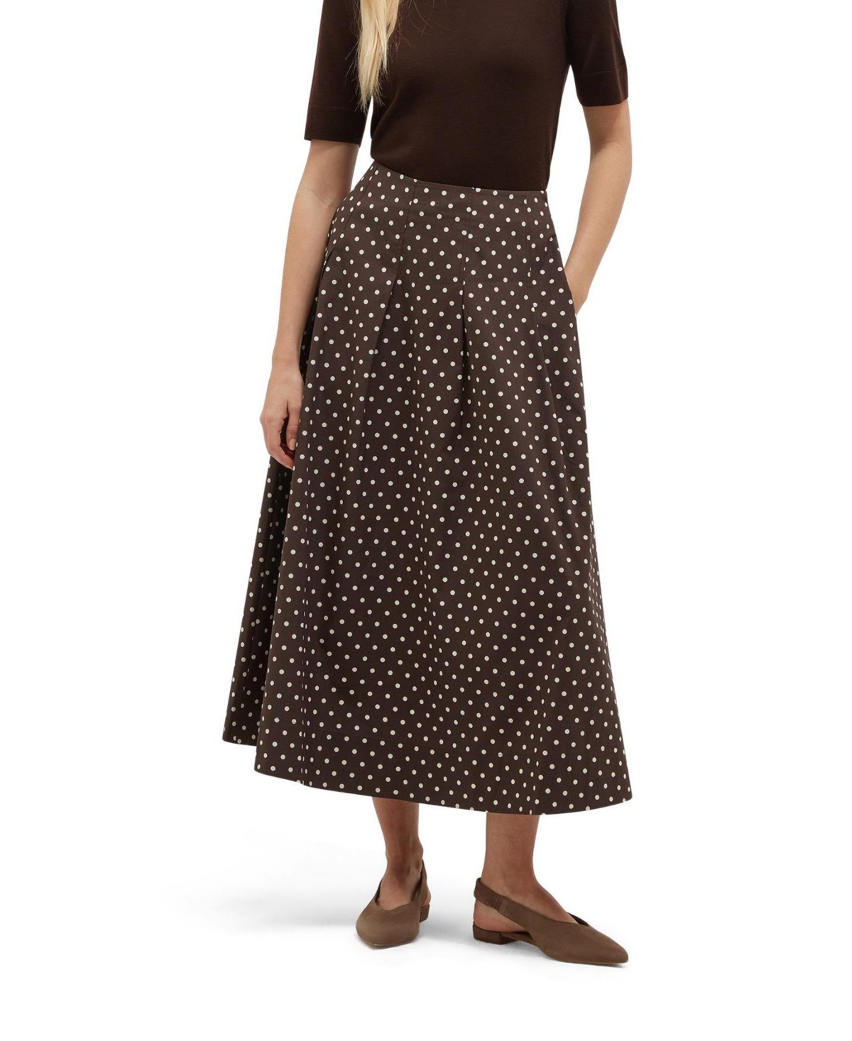 Click here for Hobbs London Womens Antonella A-Line Midi Skirt -... prices