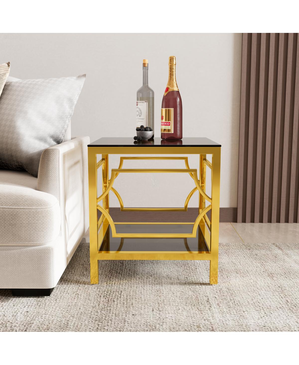 Click here for Streamdale Furniture 19.7 Modern Square Side Table... prices