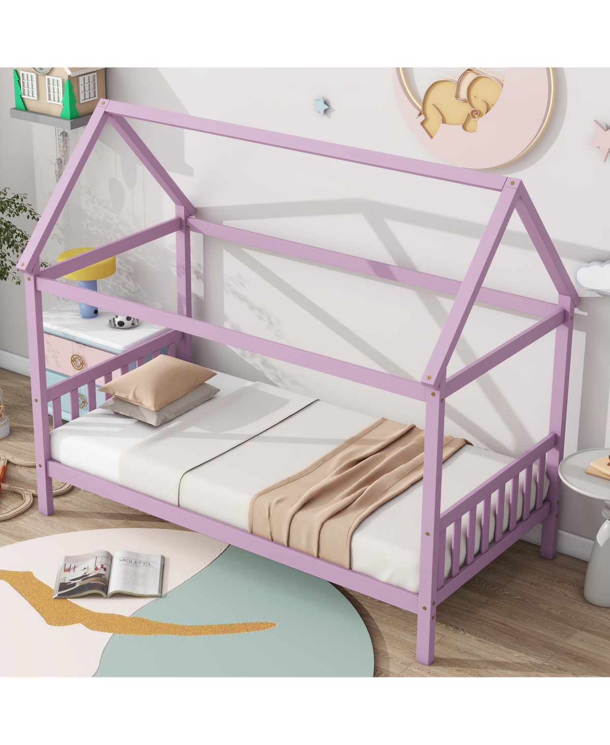 Click here for Sailvan Bed with Headboard and Footboard  Twin Rub... prices