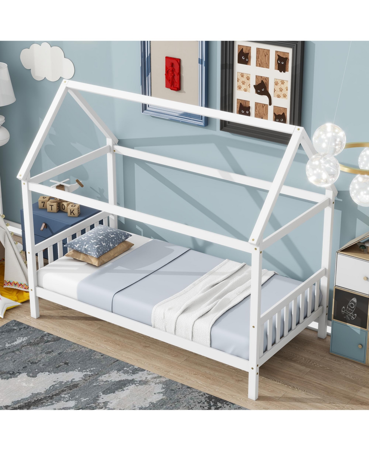 Click here for Sailvan Bed with Headboard and Footboard  Twin Rub... prices