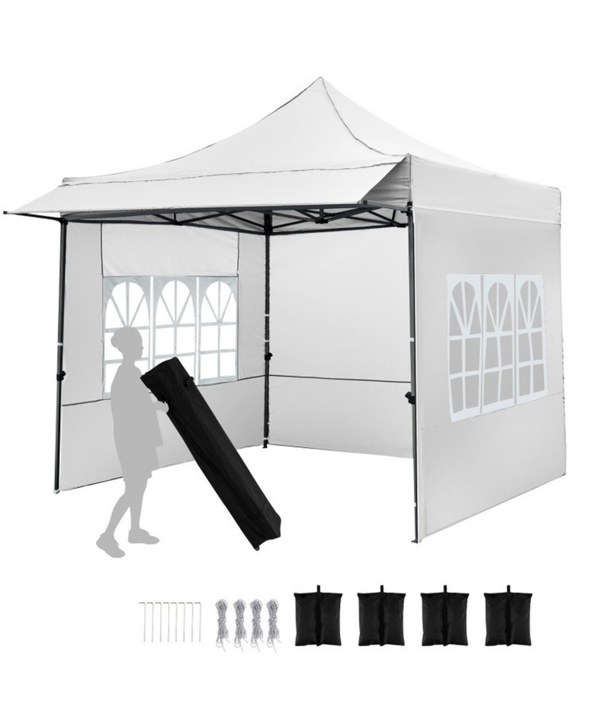 Click here for Sugift Pop Up Canopy Tent with Removable Sidewalls... prices