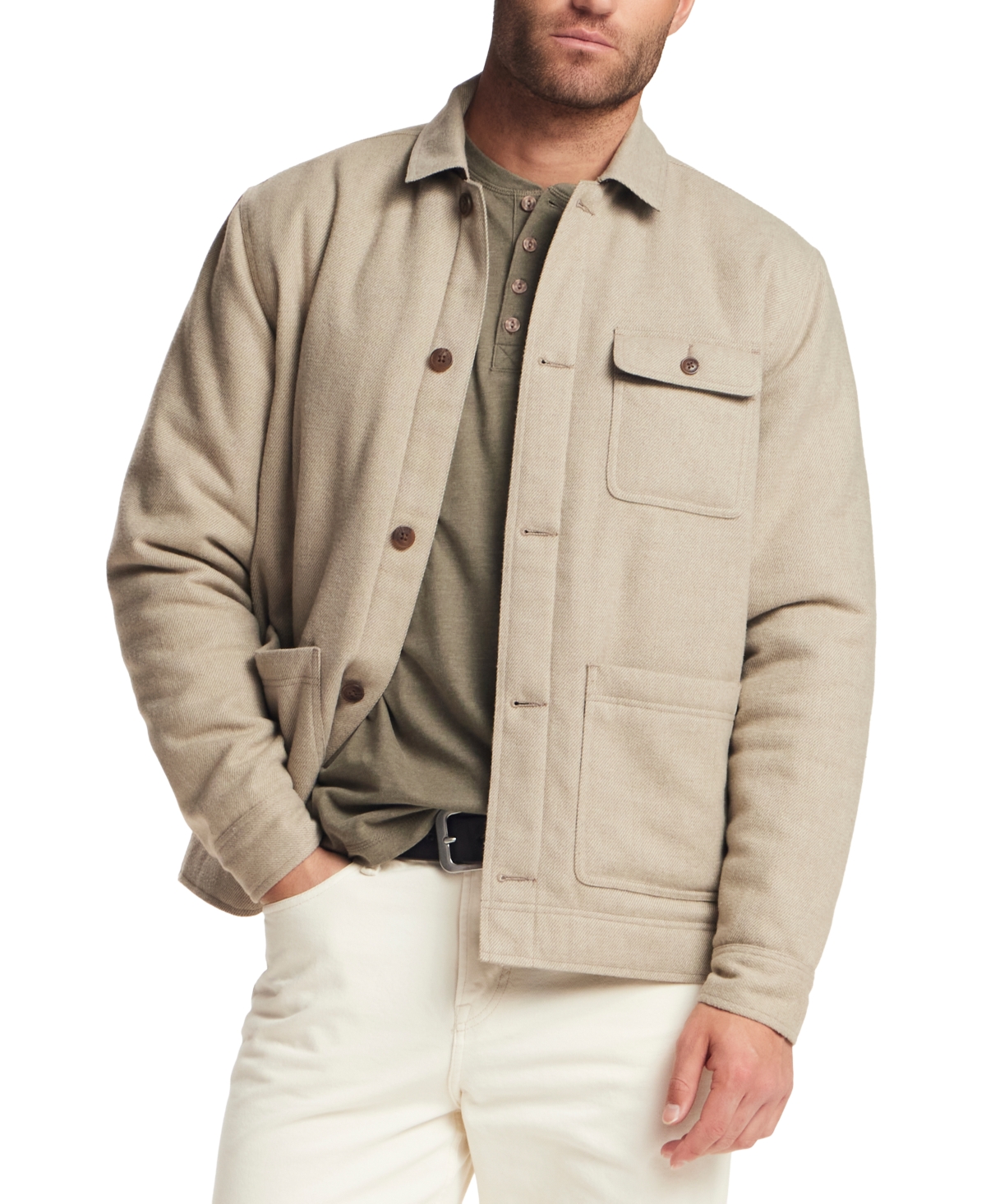 Click here for Weatherproof Vintage Mens Faux Wool Padded Jacket... prices