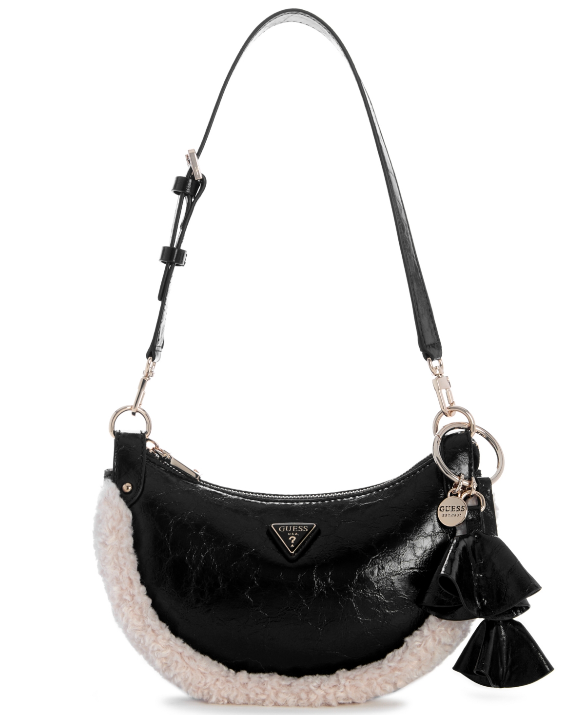 Click here for Guess Katie Small Convertible Shoulder Handbag - B... prices