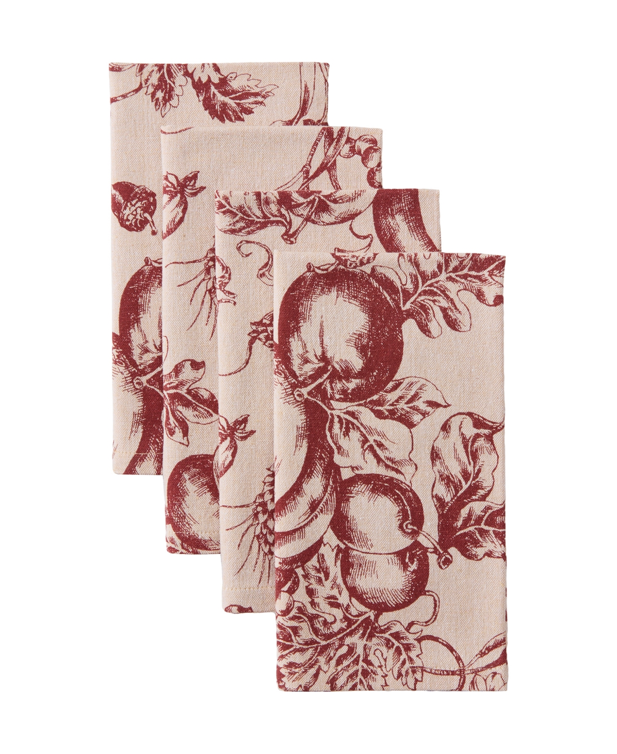 Click here for Lenox Pumpkin Toile Napkins  Set of 4 - Spice prices