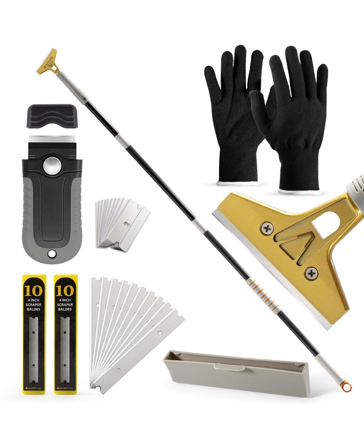 Click here for Xdovet Scraper Tool Adjustable Handle Metal Blade... prices