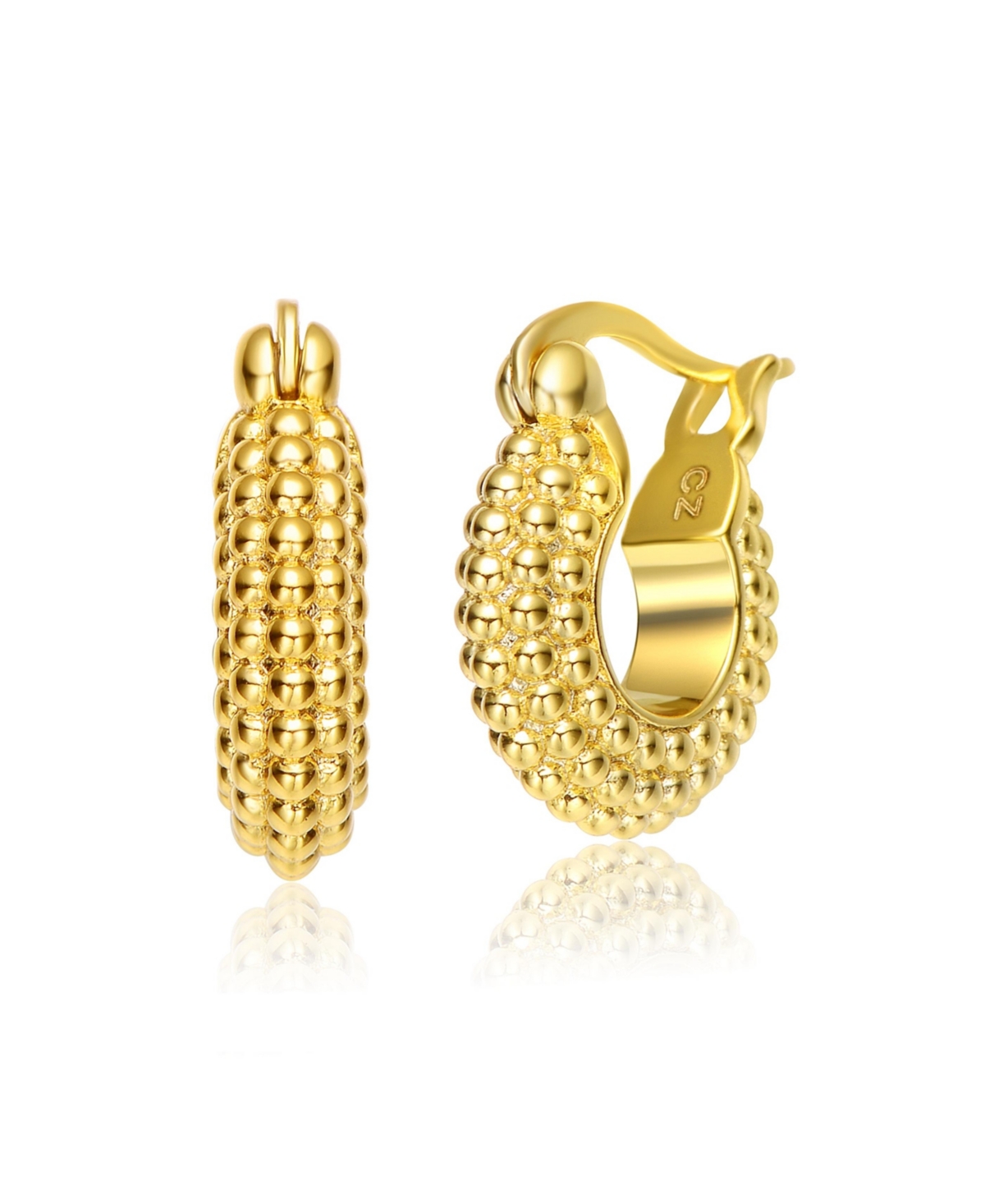 Click here for Exquisite Extra Mini Huggee 14K Gold-Plated Bead H... prices