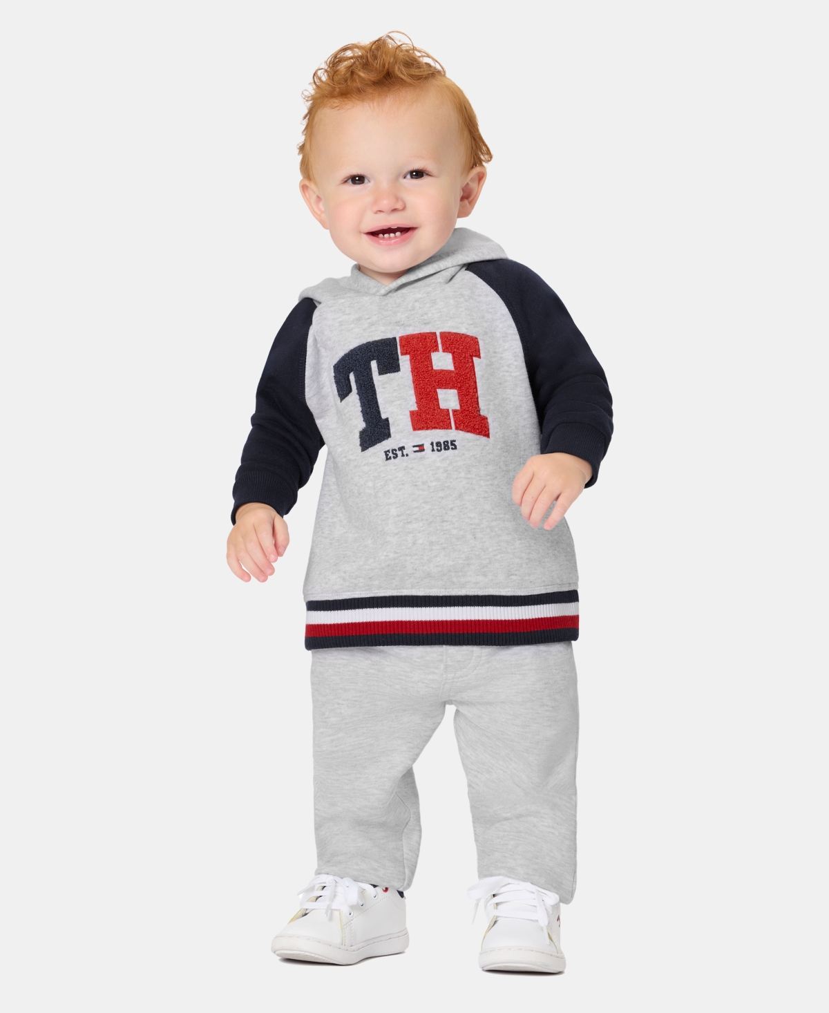 Click here for Tommy Hilfiger Baby Boys Color-blocked Logo Hoodie... prices