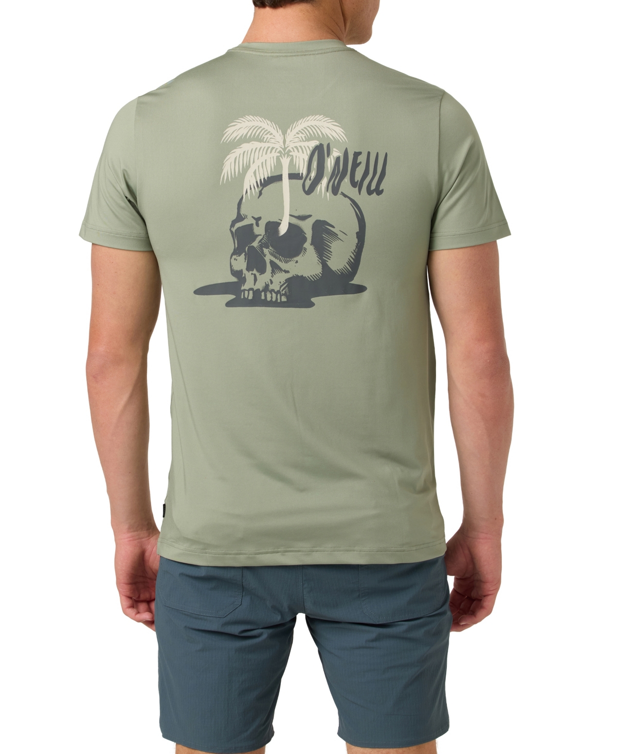 Click here for ONeill Mens Wavez Crewneck T-Shirt - Sage prices