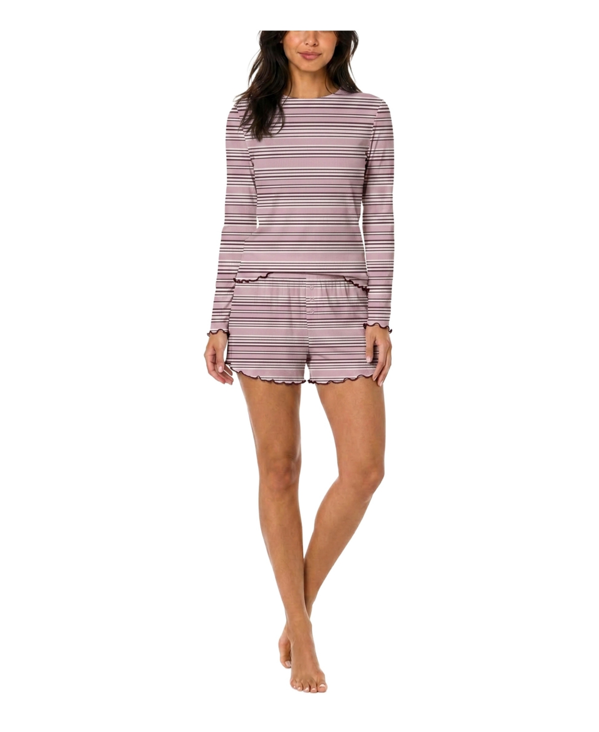 Click here for Roudelain Womens Boat Neck Long-Sleeve Top & Short... prices