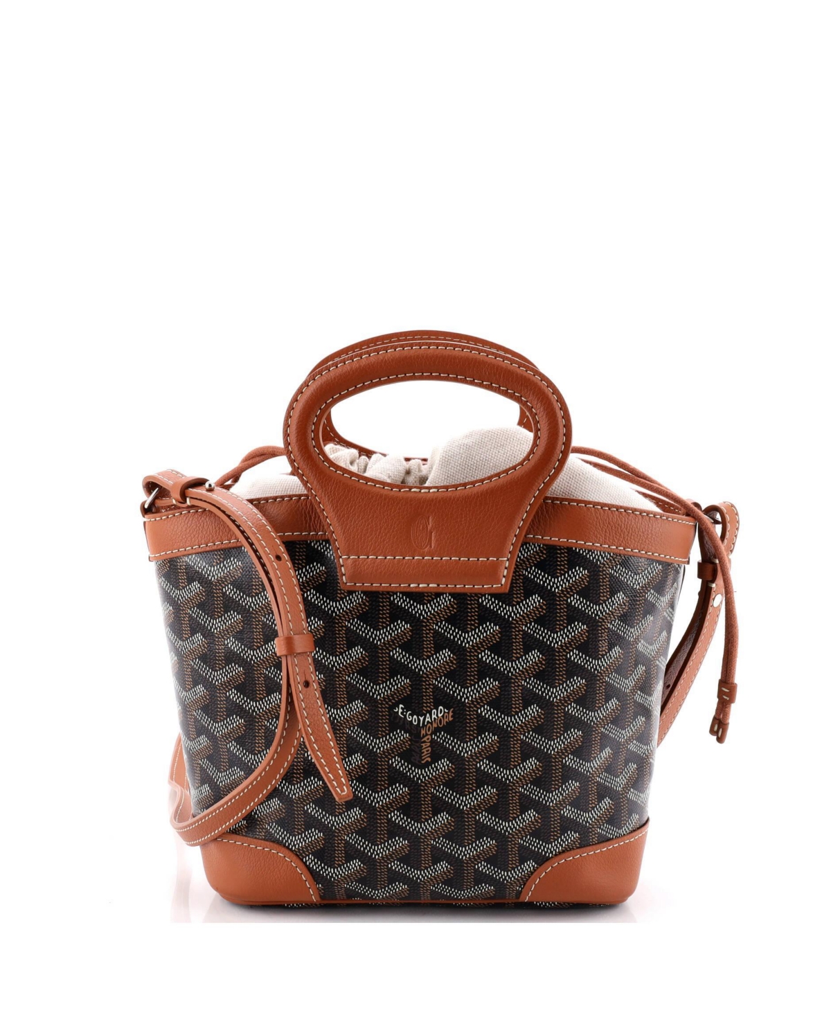 Click here for Pre-Owned Goyard Mini Beluga Bag Coated Canvas - B... prices