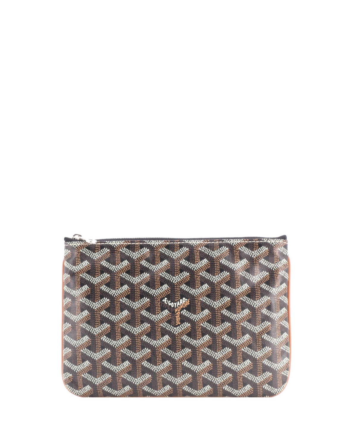 Click here for Pre-Owned Goyard Pm Senat Zip Pouch Coated Canvas... prices