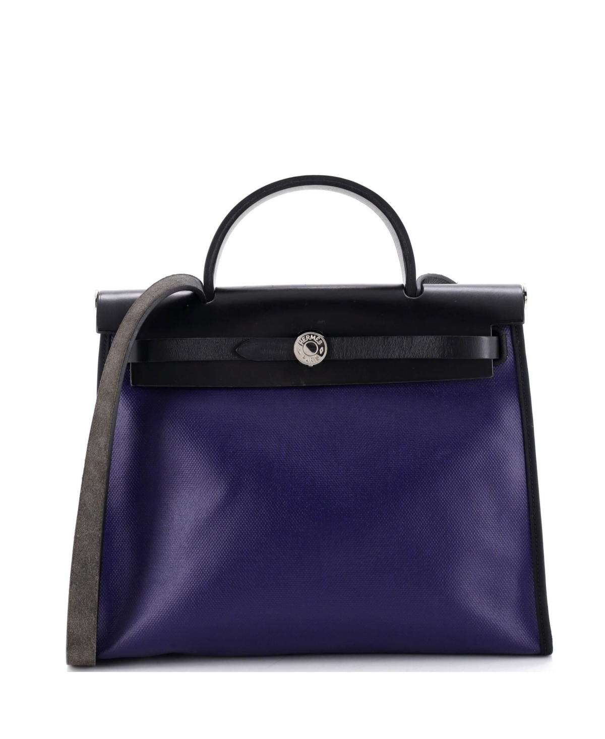 Click here for Pre-Owned Hermes 31 Herbag Zip Berline Vache Canva... prices