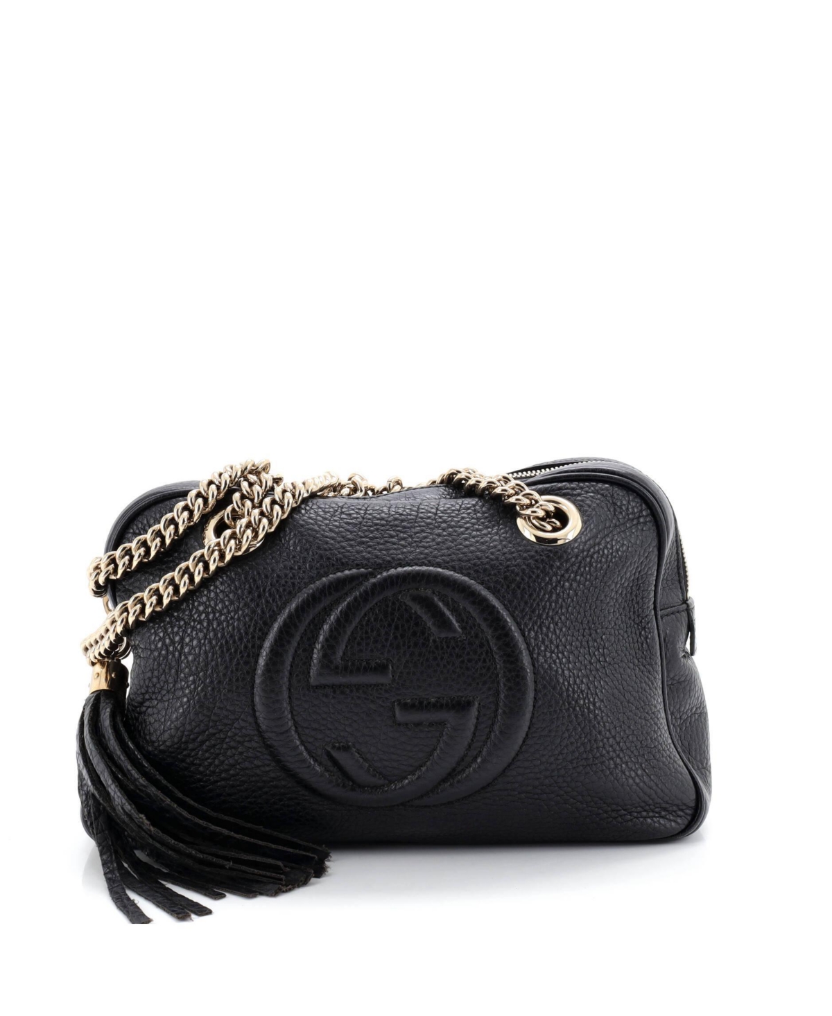 Click here for Pre-Owned Gucci Small Soho Chain Zip Shoulder Bag... prices