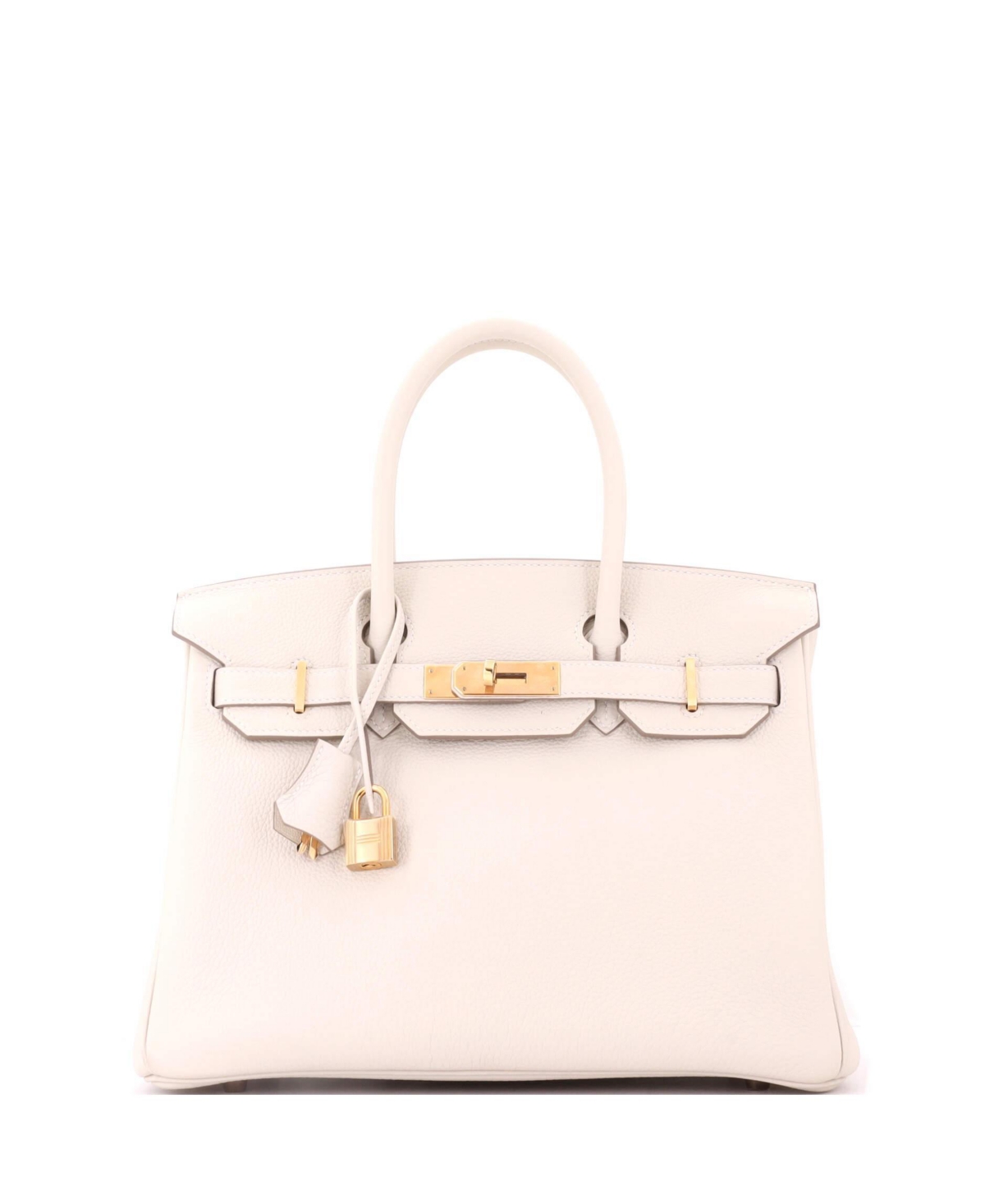 Click here for Pre-Owned Hermes Birkin 30 Handbag Light Togo with... prices