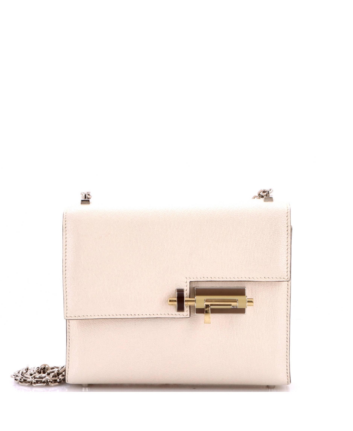 Click here for Pre-Owned Hermes Mini Verrou Chaine Bag Chevre Mys... prices