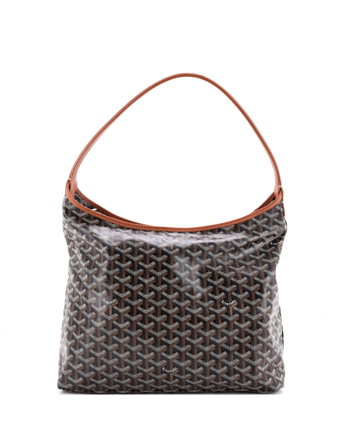 Click here for Pre-Owned Goyard Boheme Hobo Coated Canvas - Brown prices