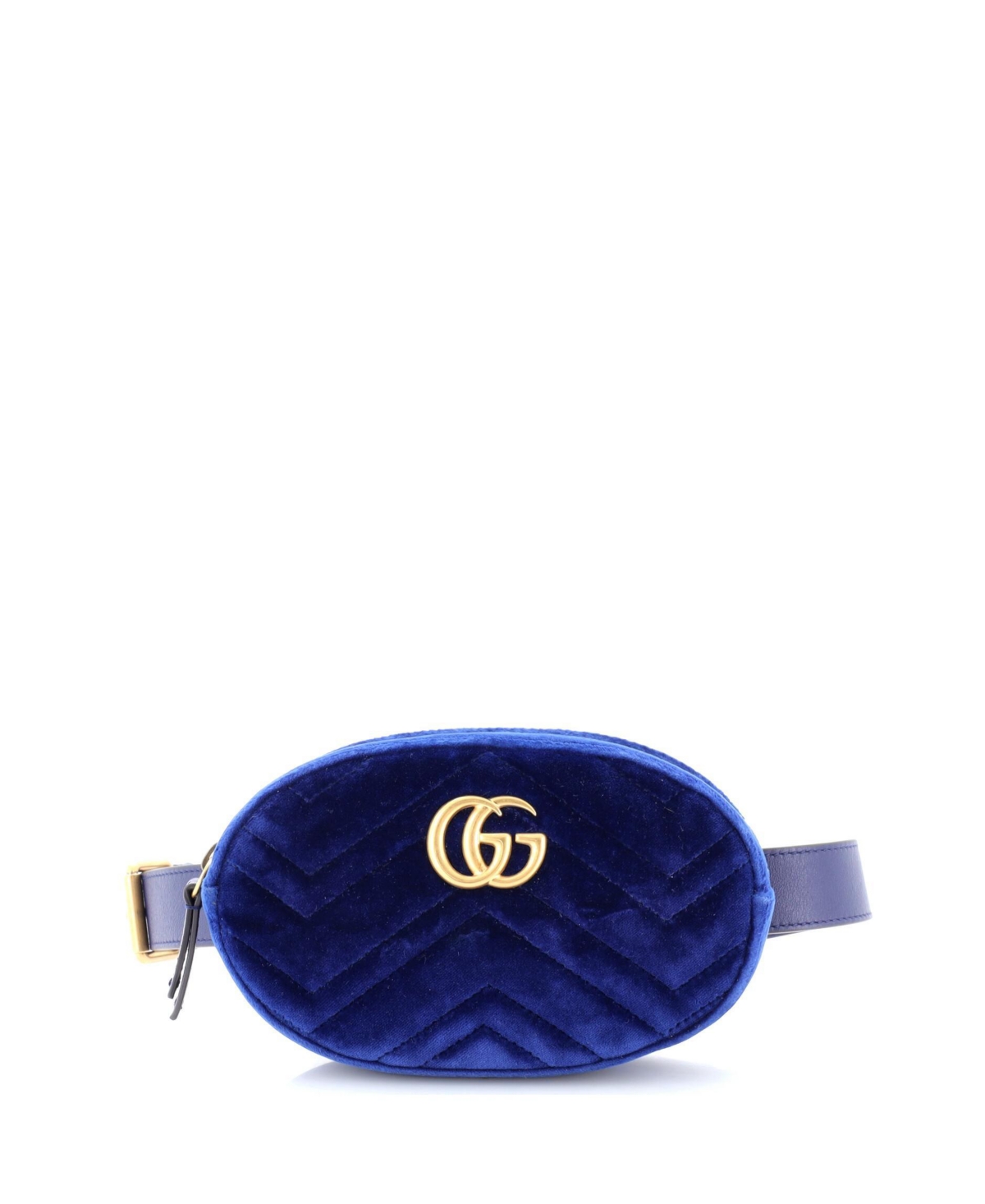 Click here for Pre-Owned Gucci Gg Marmont Belt Bag Matelasse Velv... prices