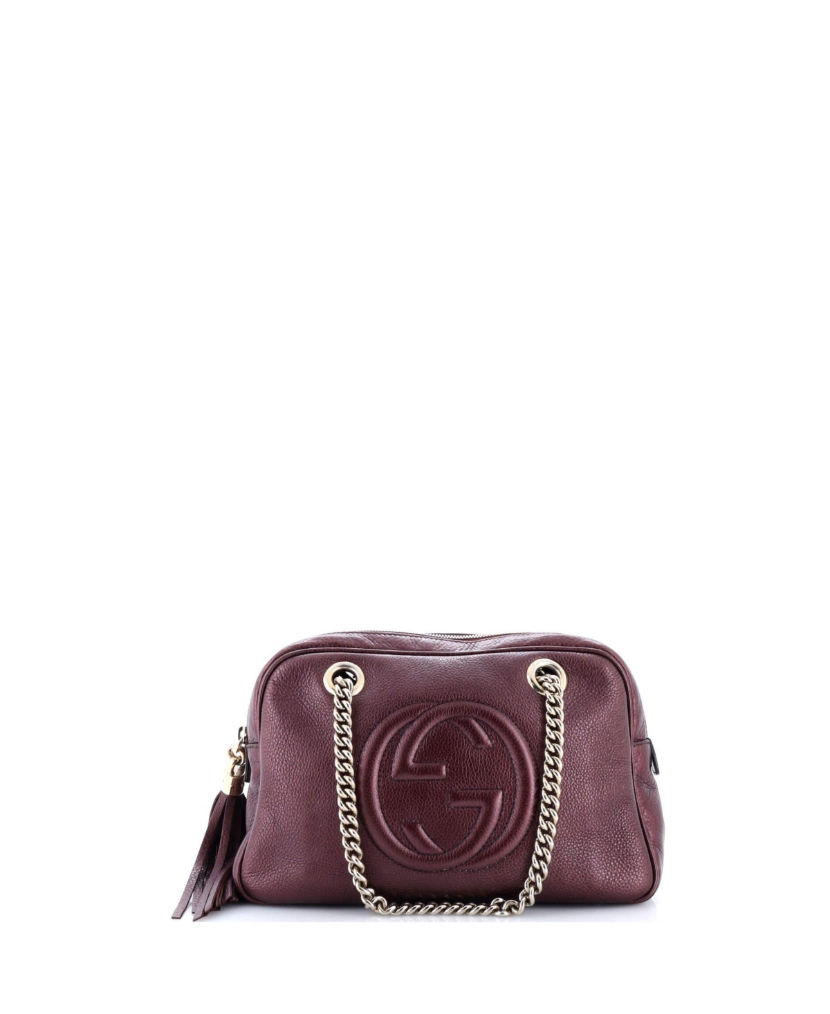 Click here for Pre-Owned Gucci Small Soho Chain Zip Shoulder Bag... prices