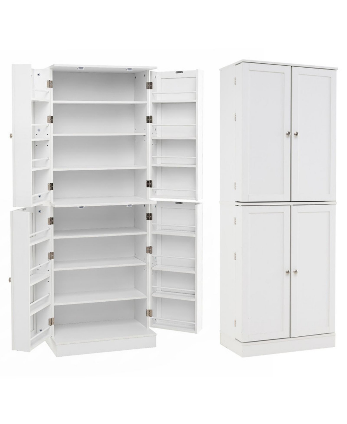 Click here for Sugift 65.5 Inch Freestanding Kitchen Pantry Cabin... prices