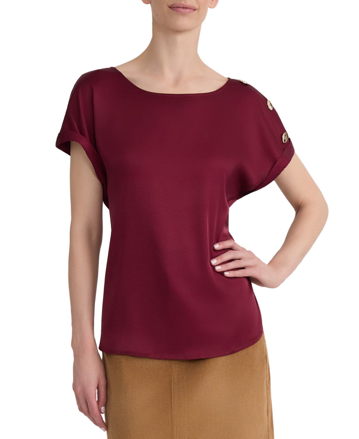 Click here for Jones New York Womens Montreal Satin Shoulder Butt... prices