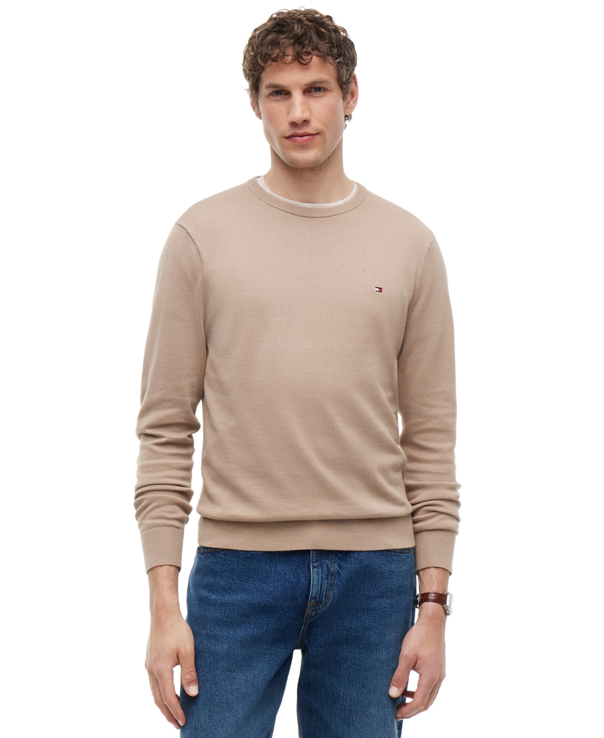Click here for Tommy Hilfiger Mens Essential Cotton Crewneck Swea... prices