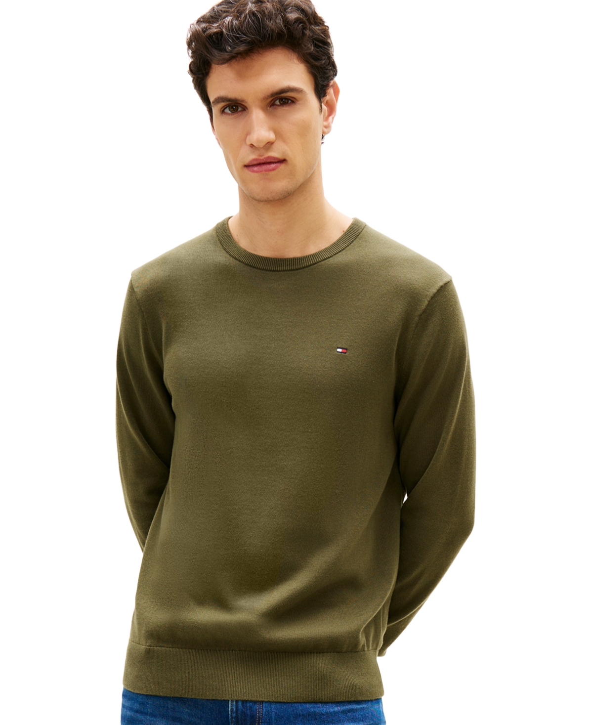 Click here for Tommy Hilfiger Mens Essential Cotton Crewneck Swea... prices