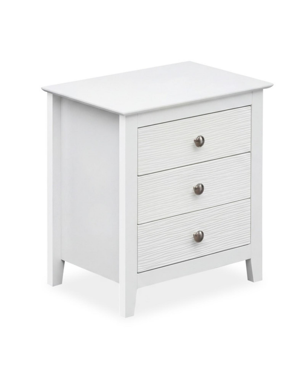 Click here for Sugift Modern Farmhouse 3-Drawer Nightstand with W... prices