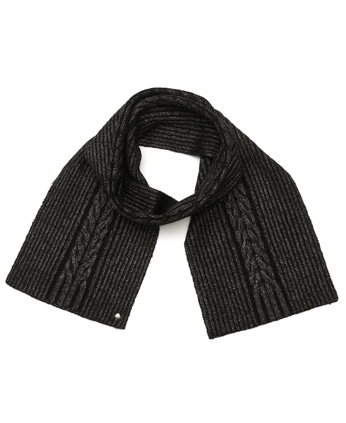 Click here for kate spade new york Womens Metallic Cable Knit Sca... prices