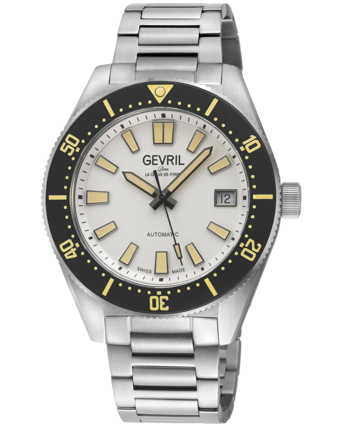 Click here for Gevril Mens Swiss Made Mariner Row Swiss Automatic... prices