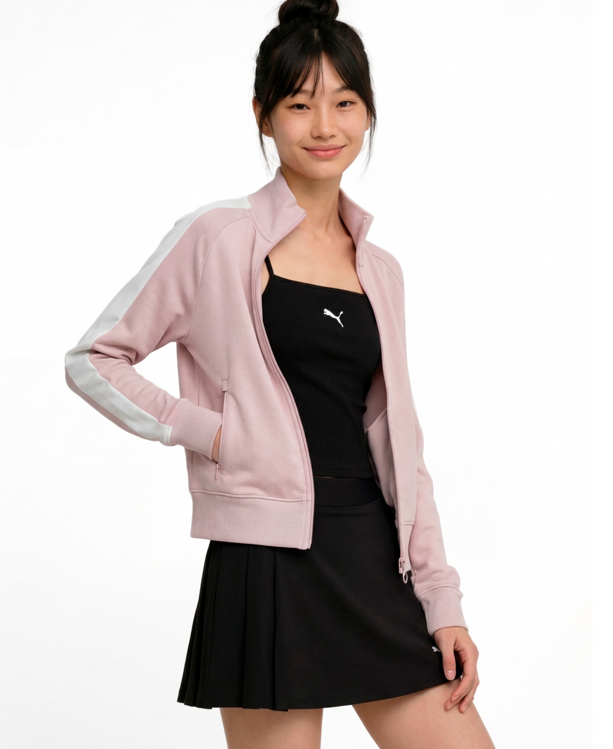 Click here for Puma Womens T7 Always On Long-Sleeve Short Track J... prices