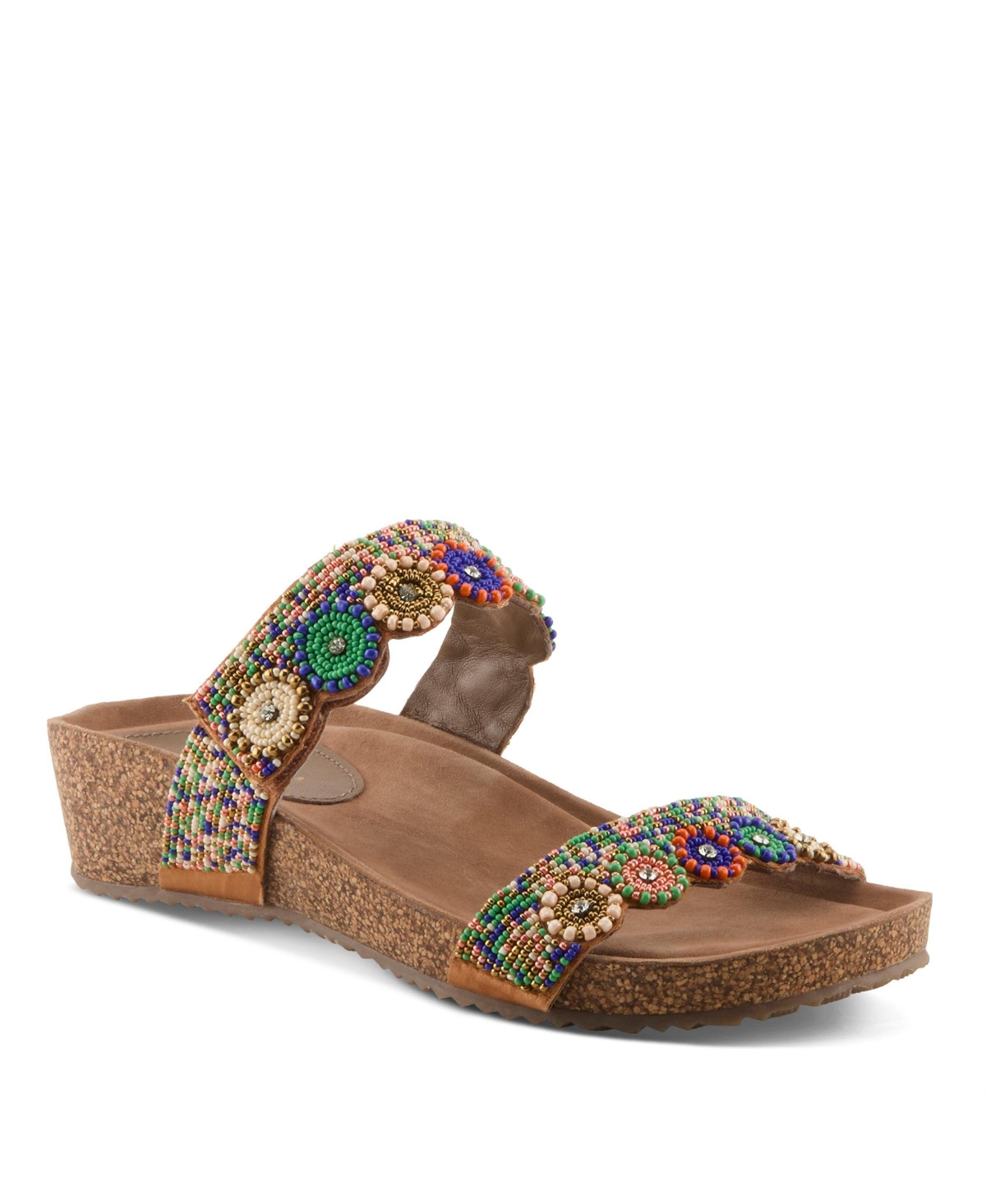 Click here for Azura Womens Slide Wedge with Natural Cork Sole -... prices