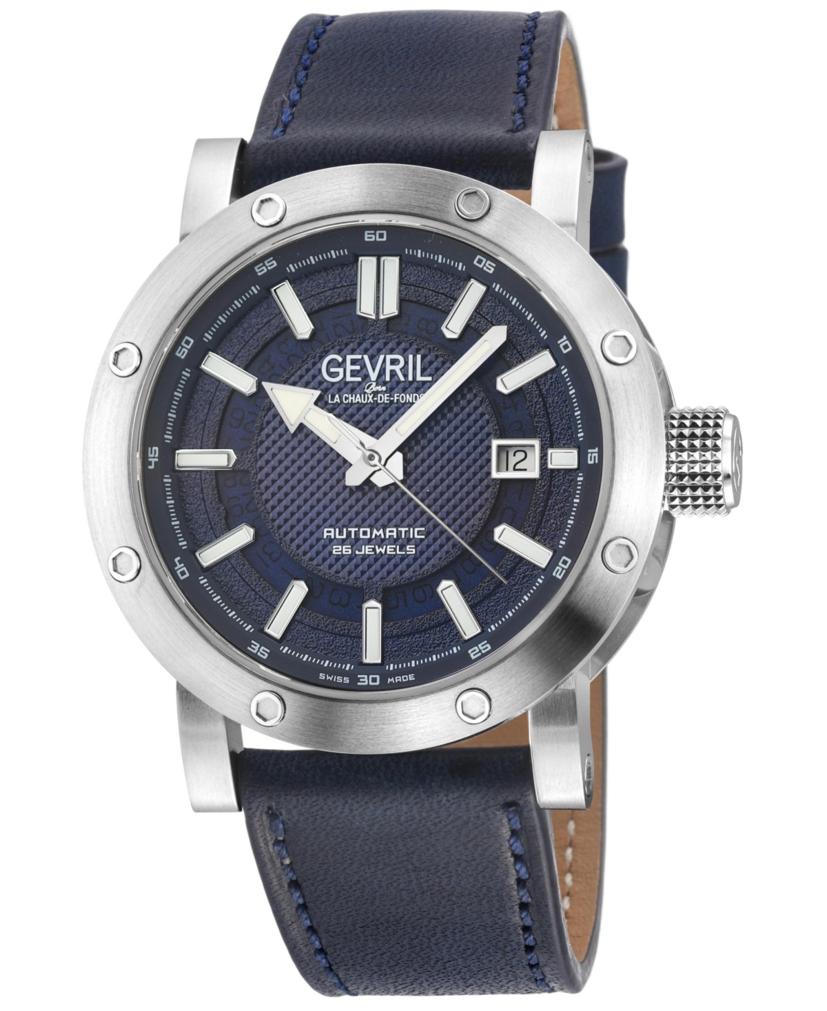 Click here for Gevril Mens Swiss Made Flat Iron Swiss Automatic I... prices