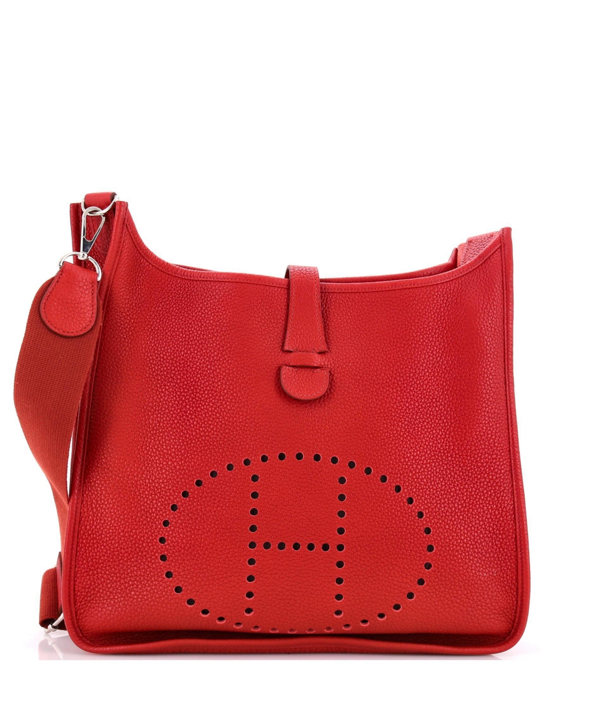 Click here for Pre-Owned Hermes Gm Evelyne Bag Gen Iii Clemence -... prices