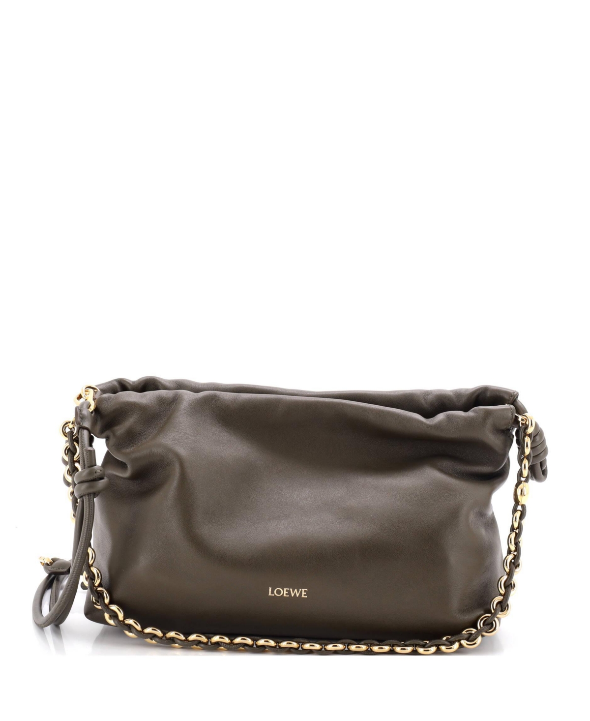 Click here for Pre-Owned Loewe Medium Flamenco Knot Chain Purse B... prices