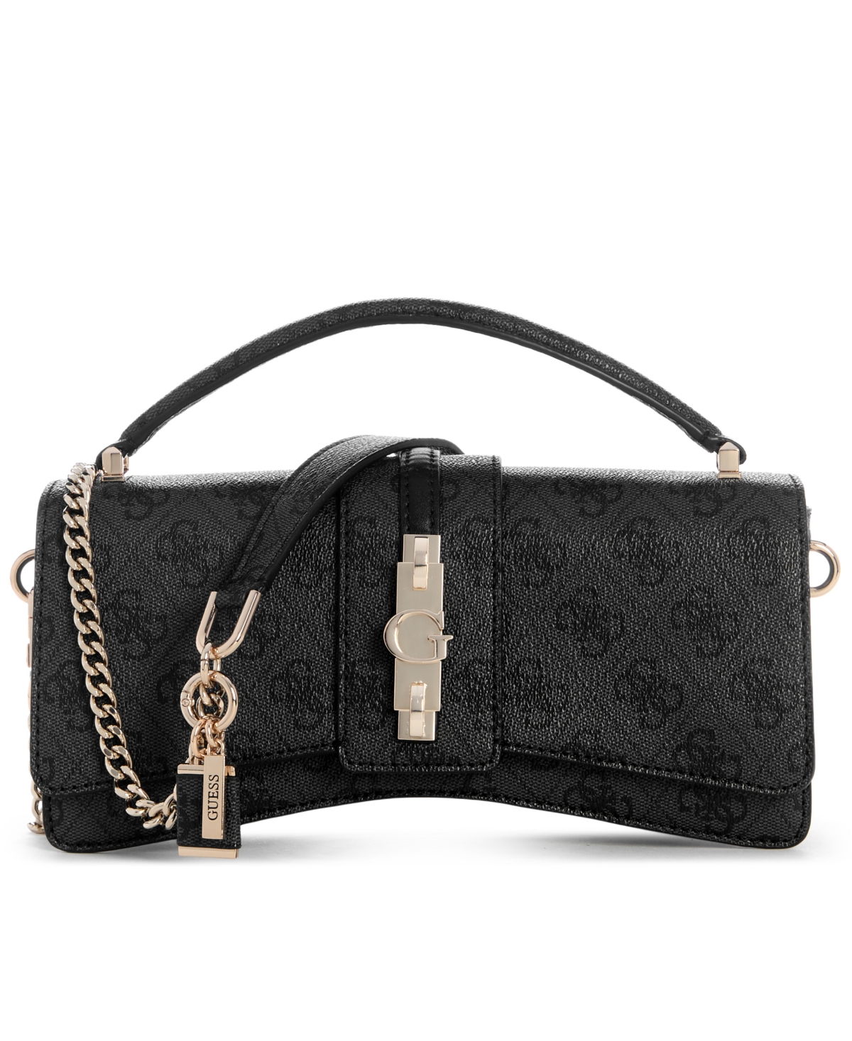 Click here for Guess Yvonne Logo Small Top Handle Flap Crossbody... prices