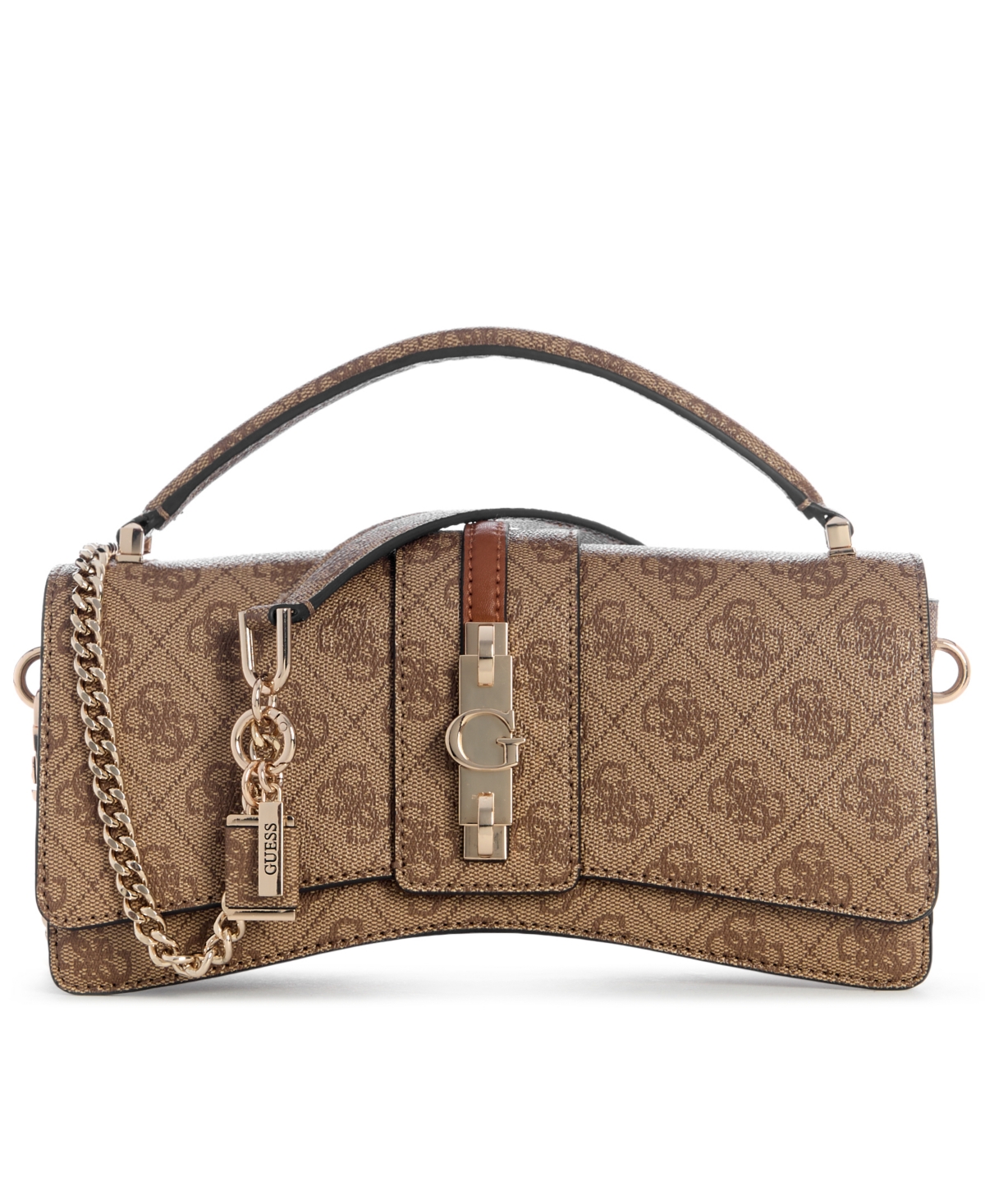 Click here for Guess Yvonne Logo Small Top Handle Flap Crossbody... prices