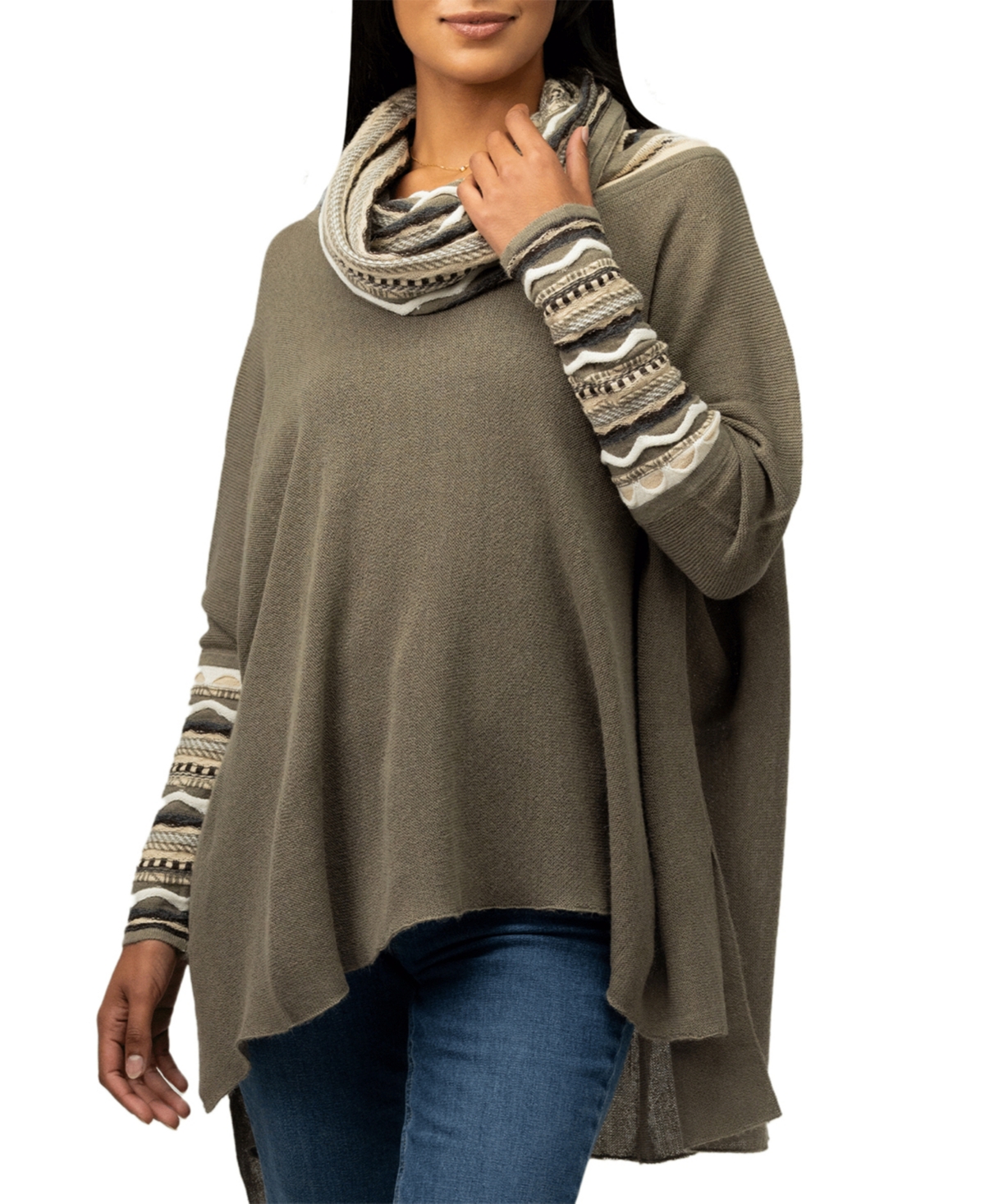 Click here for Simply Natural Womens Rossana Alpaca Cowl Neck Pon... prices