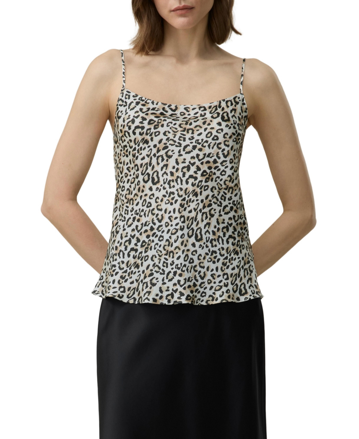 Click here for Lilysilk Womens Leopard Print V-Neck Sleeveless Si... prices