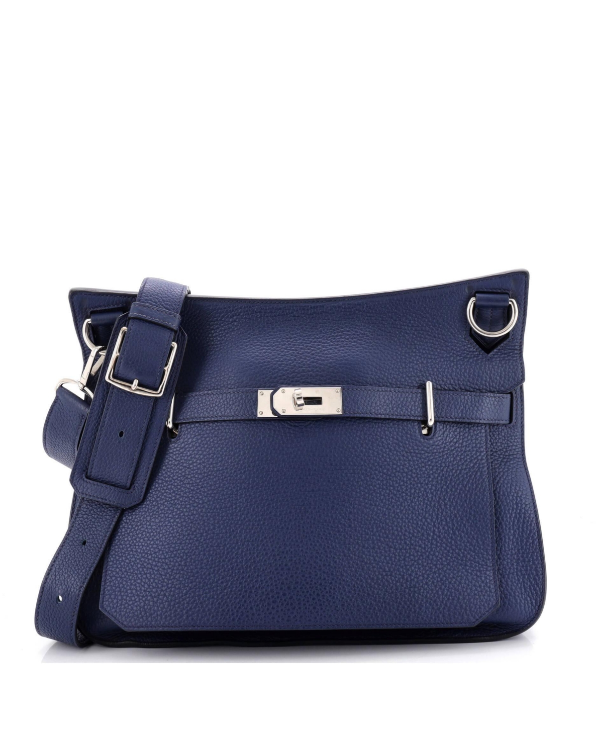 Click here for Pre-Owned HERMES 37 Jypsiere Bag Clemence - Blue prices