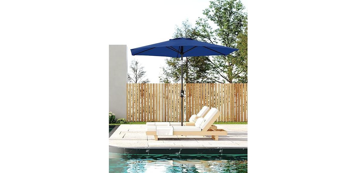 Click here for homfan 7.5Feet Market Umbrella - Push Button Tilt... prices