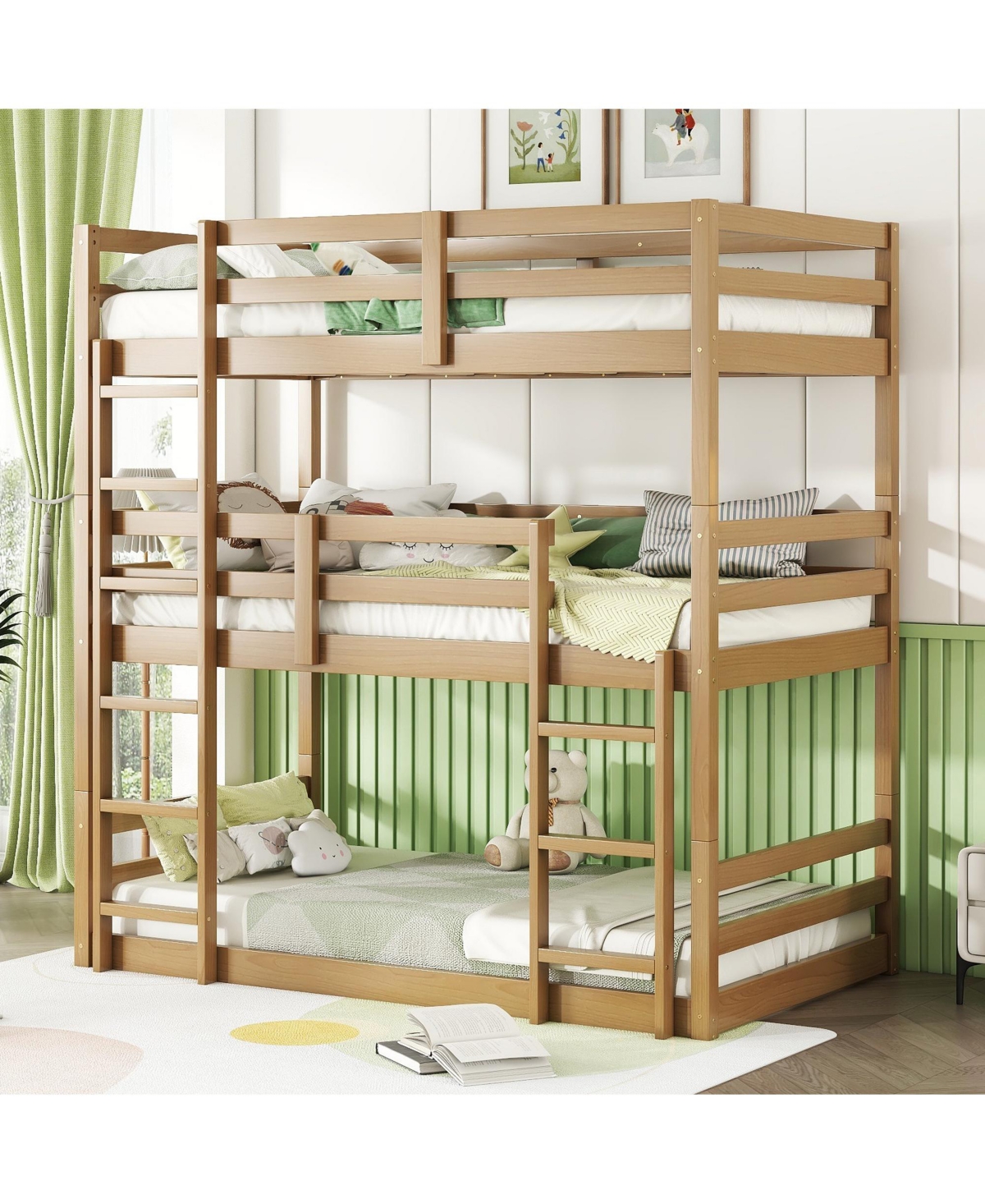 Click here for Sailvan Bunk Bed over with Two Built-in Ladders Gu... prices