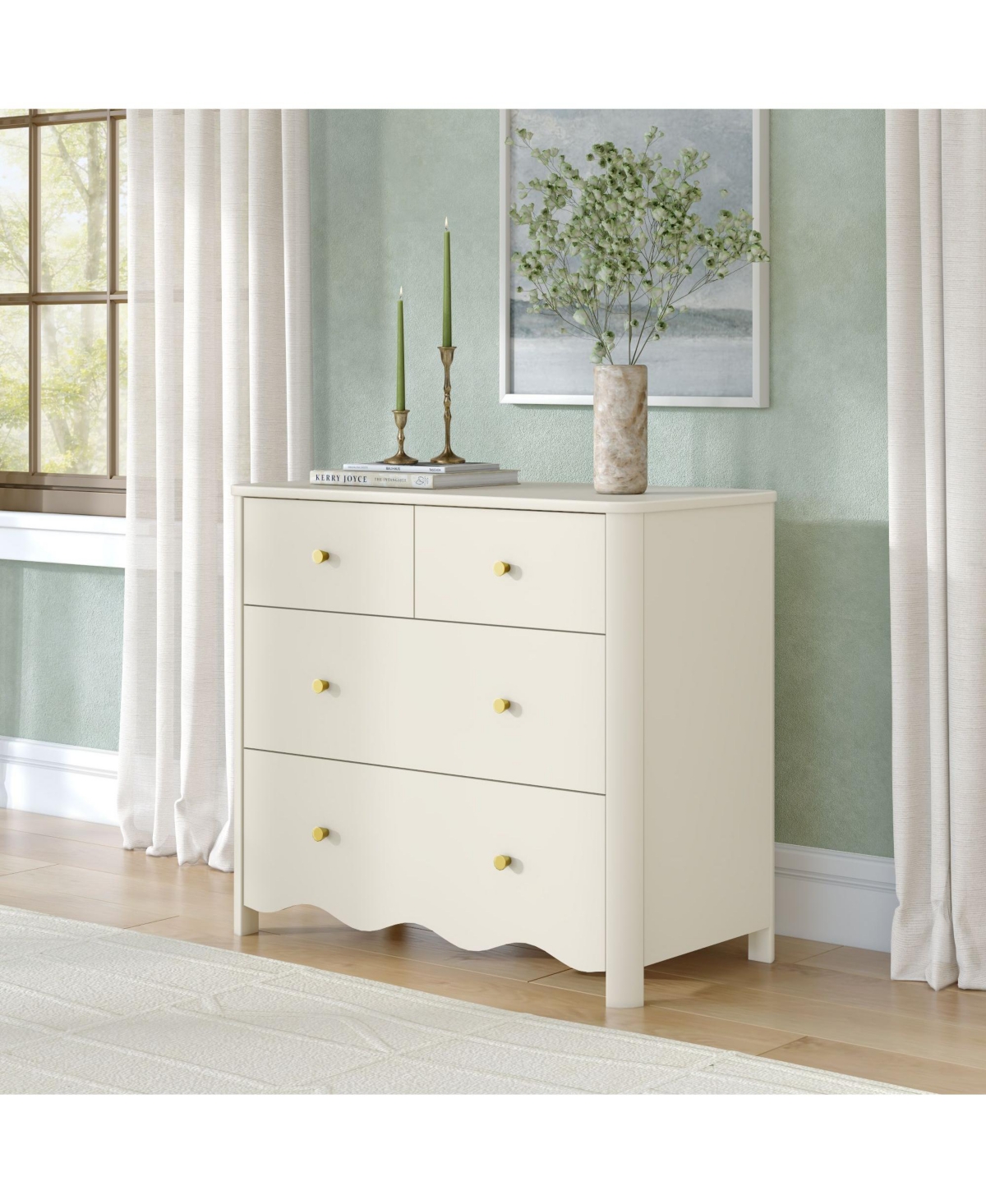 Click here for Plank+Beam Sutton 4 Drawer Dresser - Linen white prices