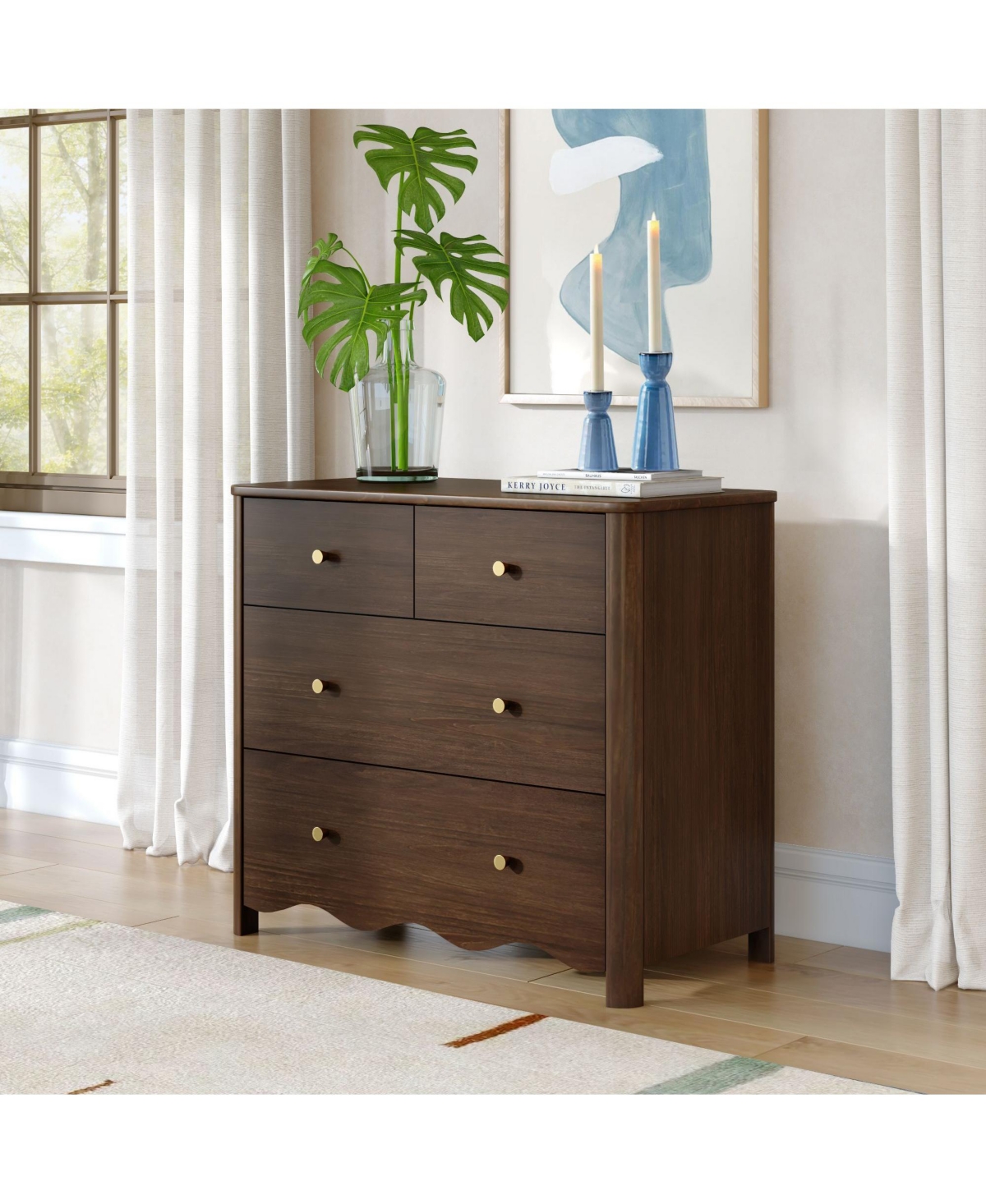 Click here for Plank+Beam Sutton 4 Drawer Dresser - Walnut prices