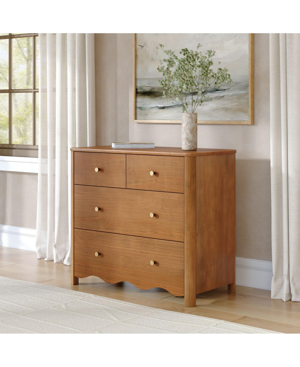 Click here for Plank+Beam Sutton 4 Drawer Dresser - Pecan prices